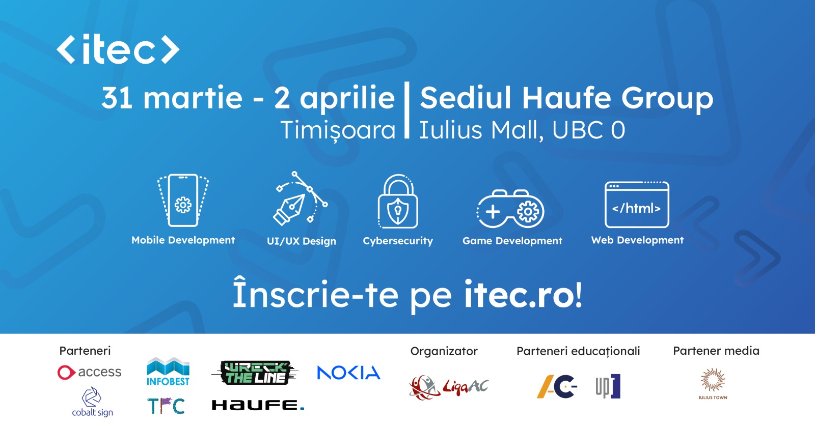 iTEC 2023 - Facultatea de Automatică și Calculatoare - Timișoara